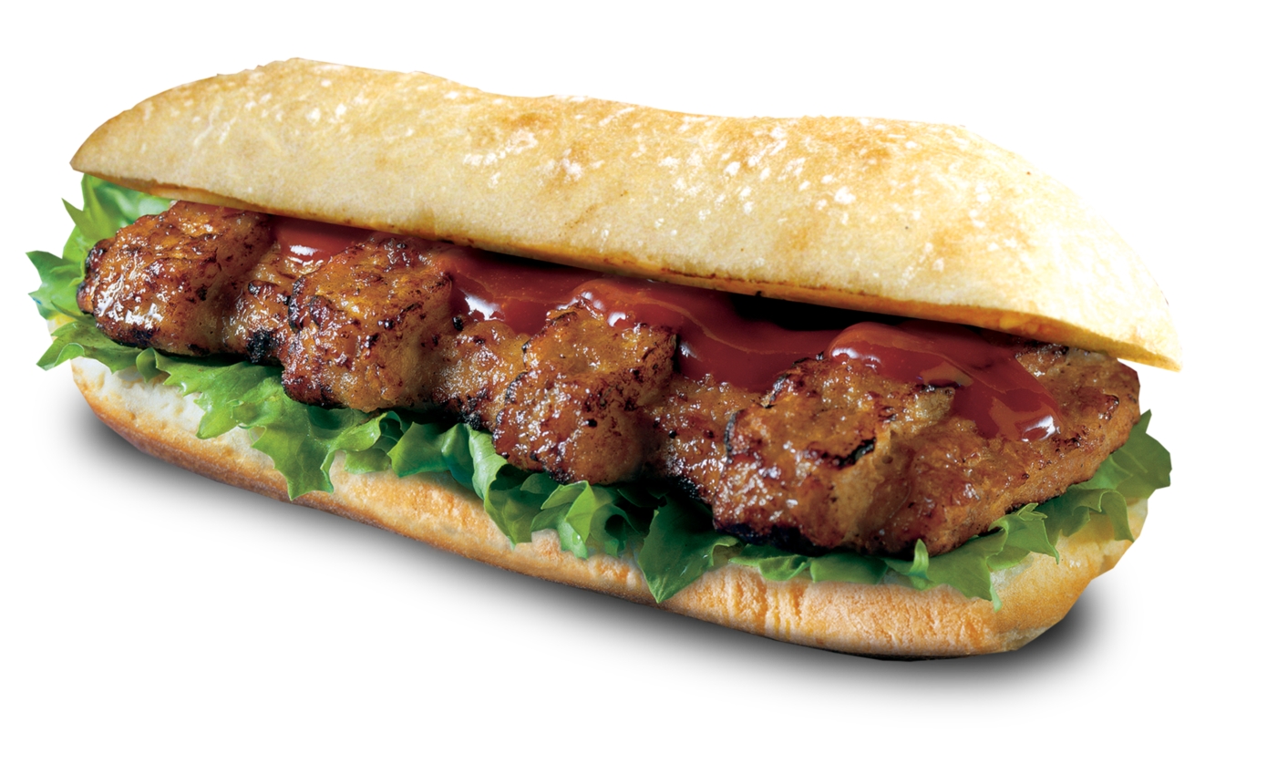 BBQ Rib Steak in soft italian roll - Curran Foods